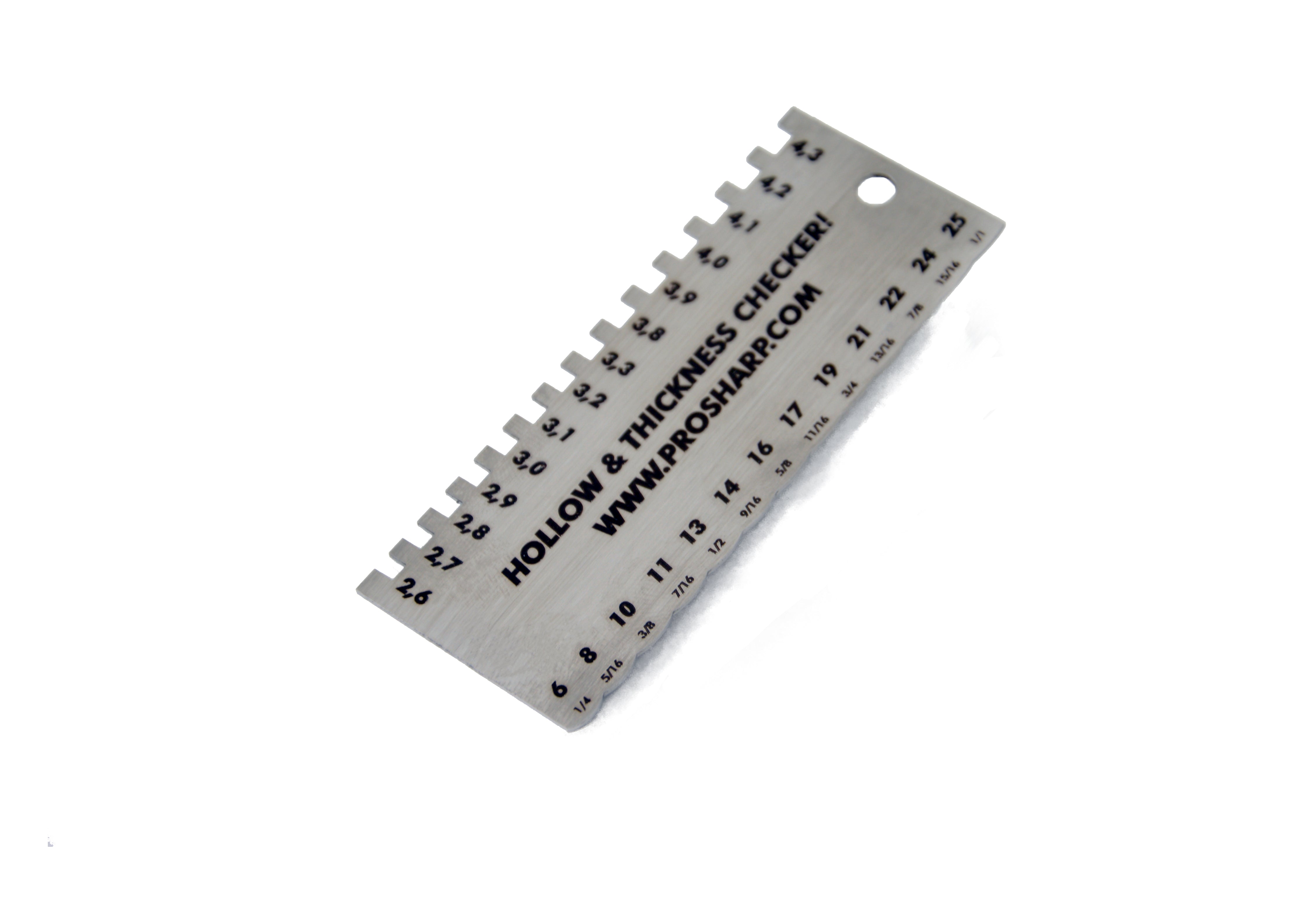 Hollow and Blade Thickness Checker